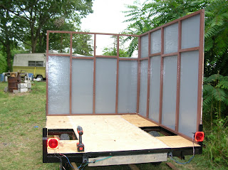 Build Your Own Enclosed Trailer Using A Pop-Up Camper Frame: Assembling ...