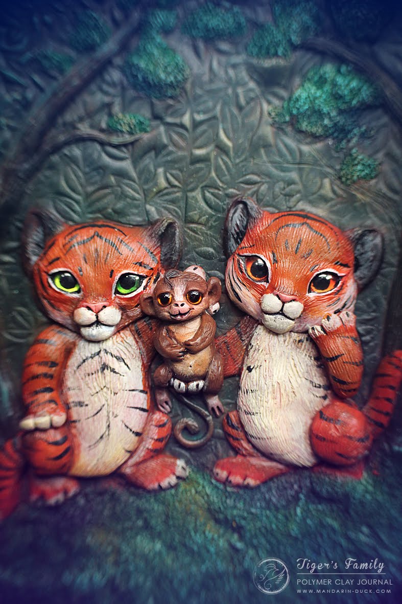 Polymer Clay Tiger
