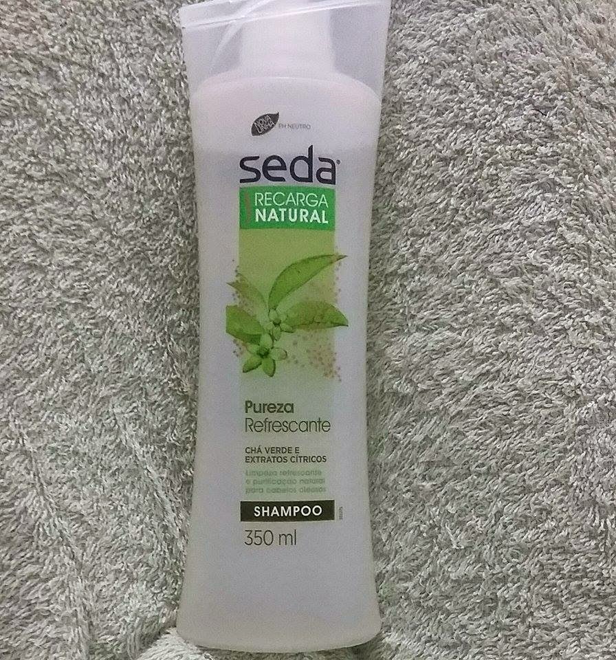 Amadinho: Shampoo Pureza Refrescante Seda.