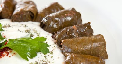Vine Leaves with Sauce Recipe | Arabic Food Recipes