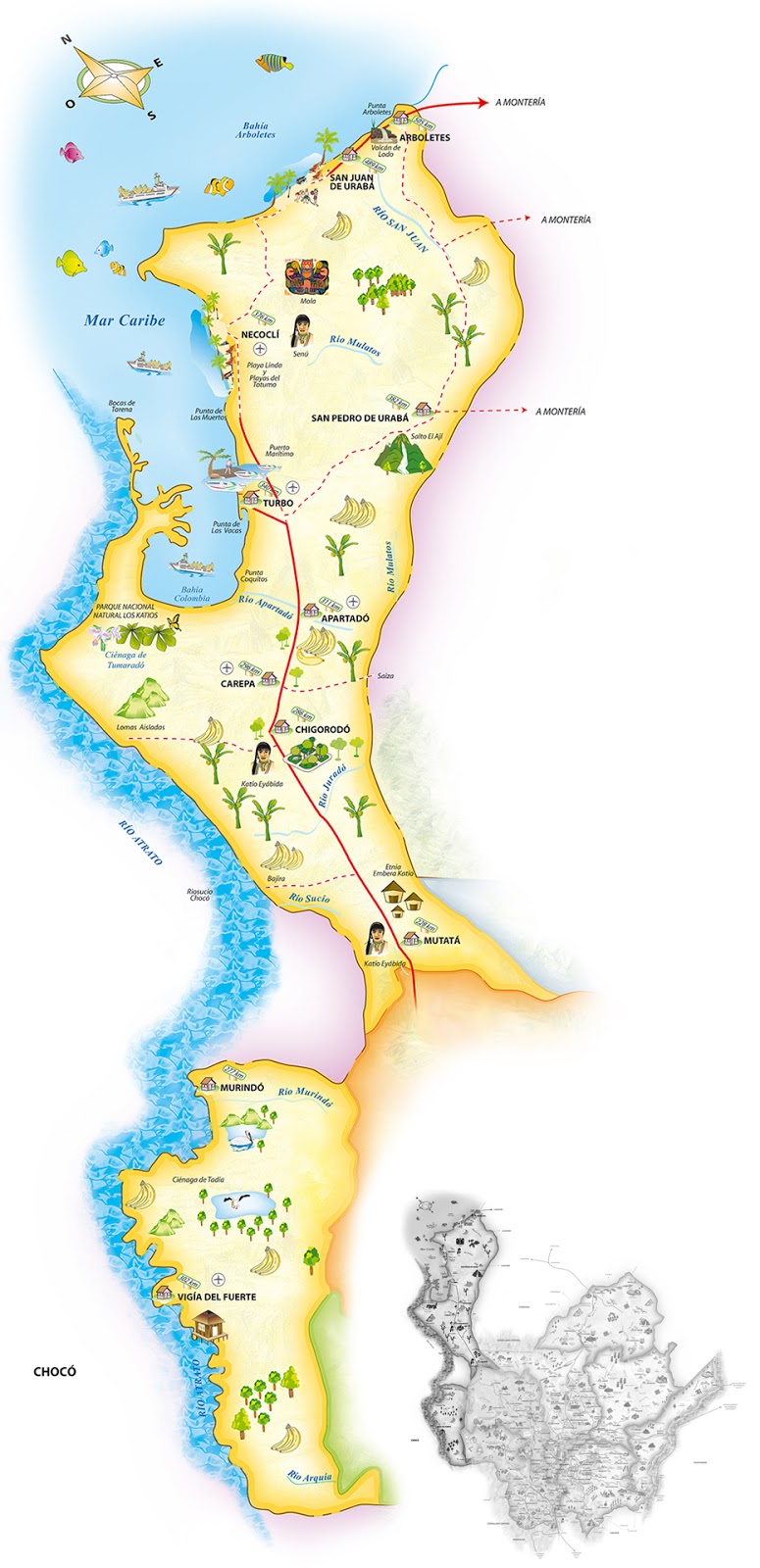 LA SALUBRIDAD EN URABA : GENERALIDADES DE LA REGIÓN