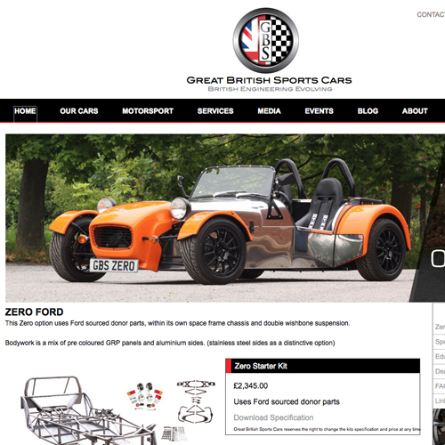 Great British Sports Cars Ltd: GBS ZERO KITS LEAVE FOR USA TODAY...........