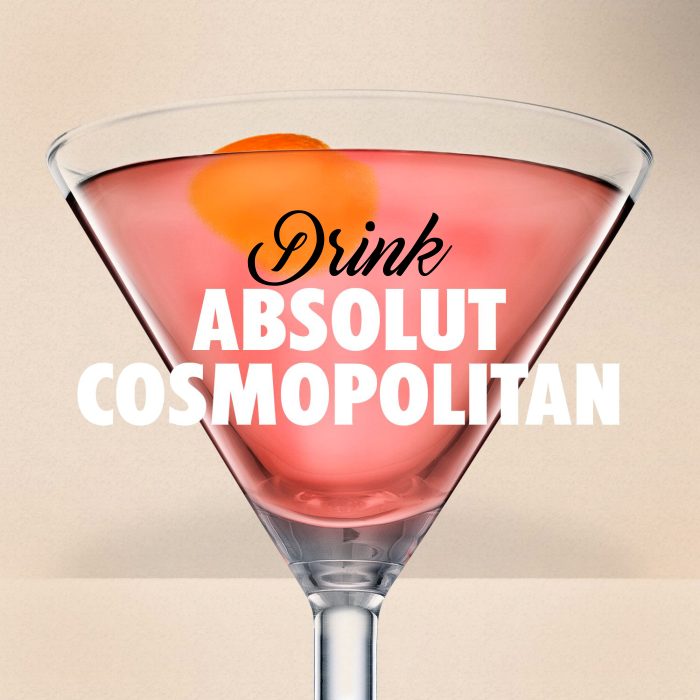 Drink Absolut Cosmopolitan
