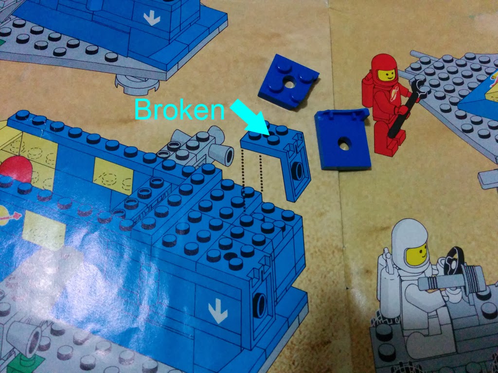 Toys Foundation 玩具基地: Lego 487 Space Cruiser