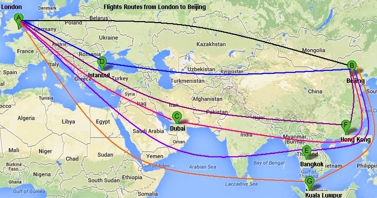 Asia Flight from UK: Travel information from London to Beijing