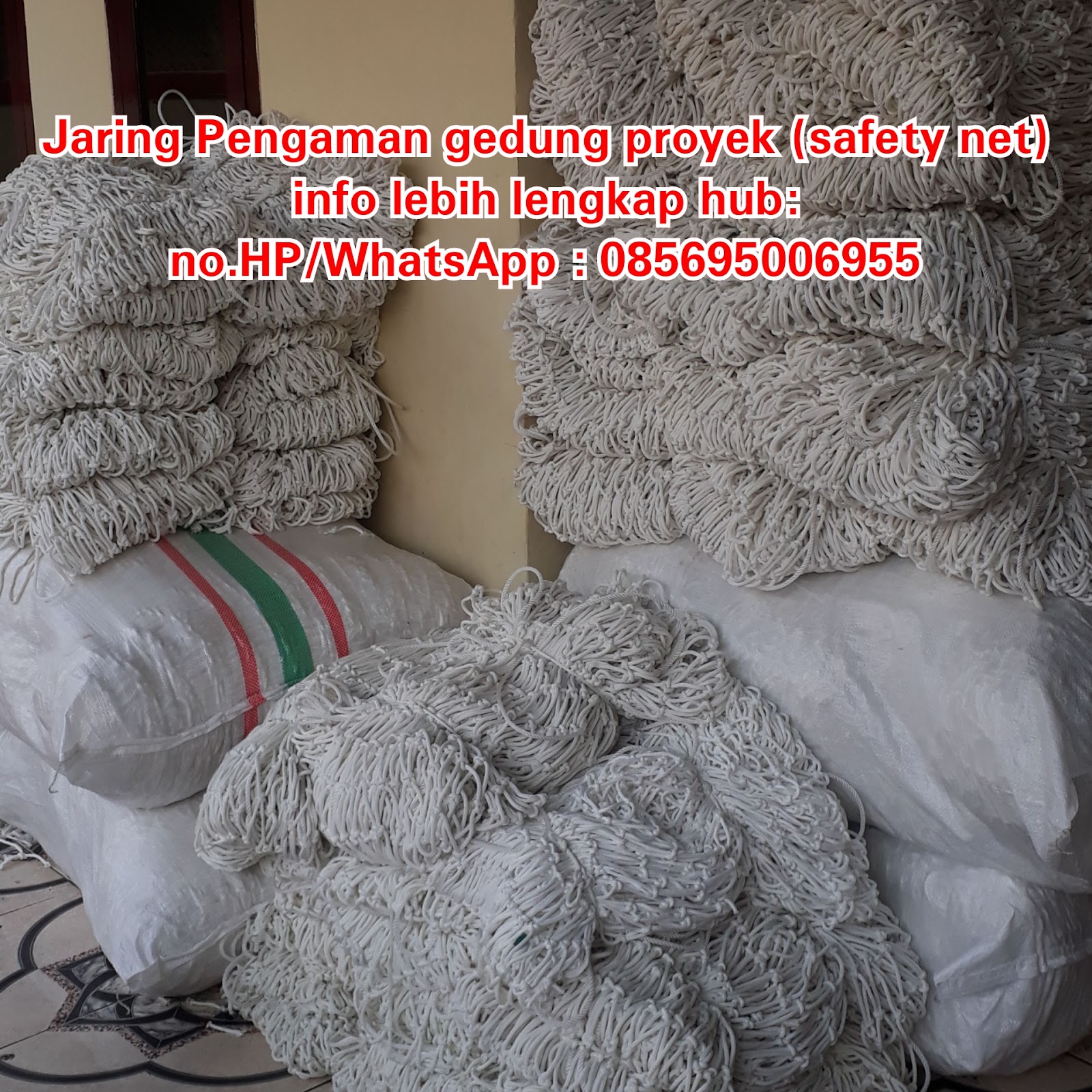 Jaring pengaman proyek bangunan (safety net)