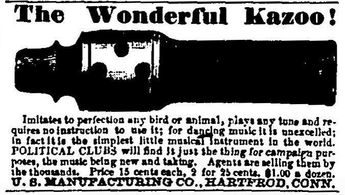 Early Sports and Pop Culture History Blog: Bazoo, Kazoo, Bazooka – from ...