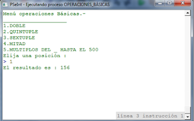 Comandos básicos de Pseint
