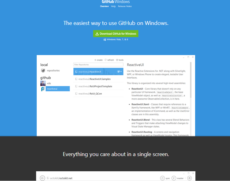 GitHub "Clone to Desktop" with Windows GitHub.