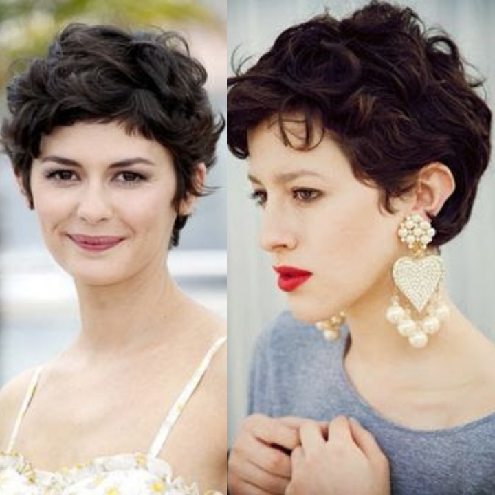 Blog Chérie Bijoux: Pixie Cut Ondulado Para Te Inspirar