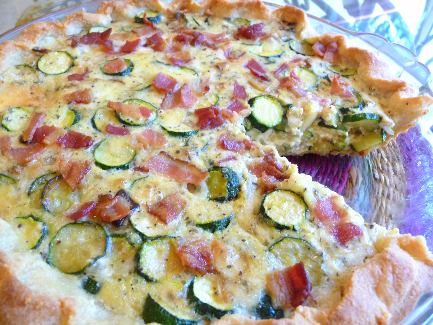 MIRACLE DOUGH CHEESY ZUCCHINI QUICHE