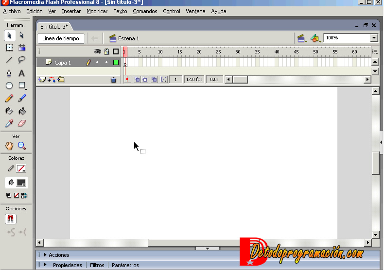 Videocurso Aprende a Programar en Flash con ActionScript - Detodoprogramacion.org