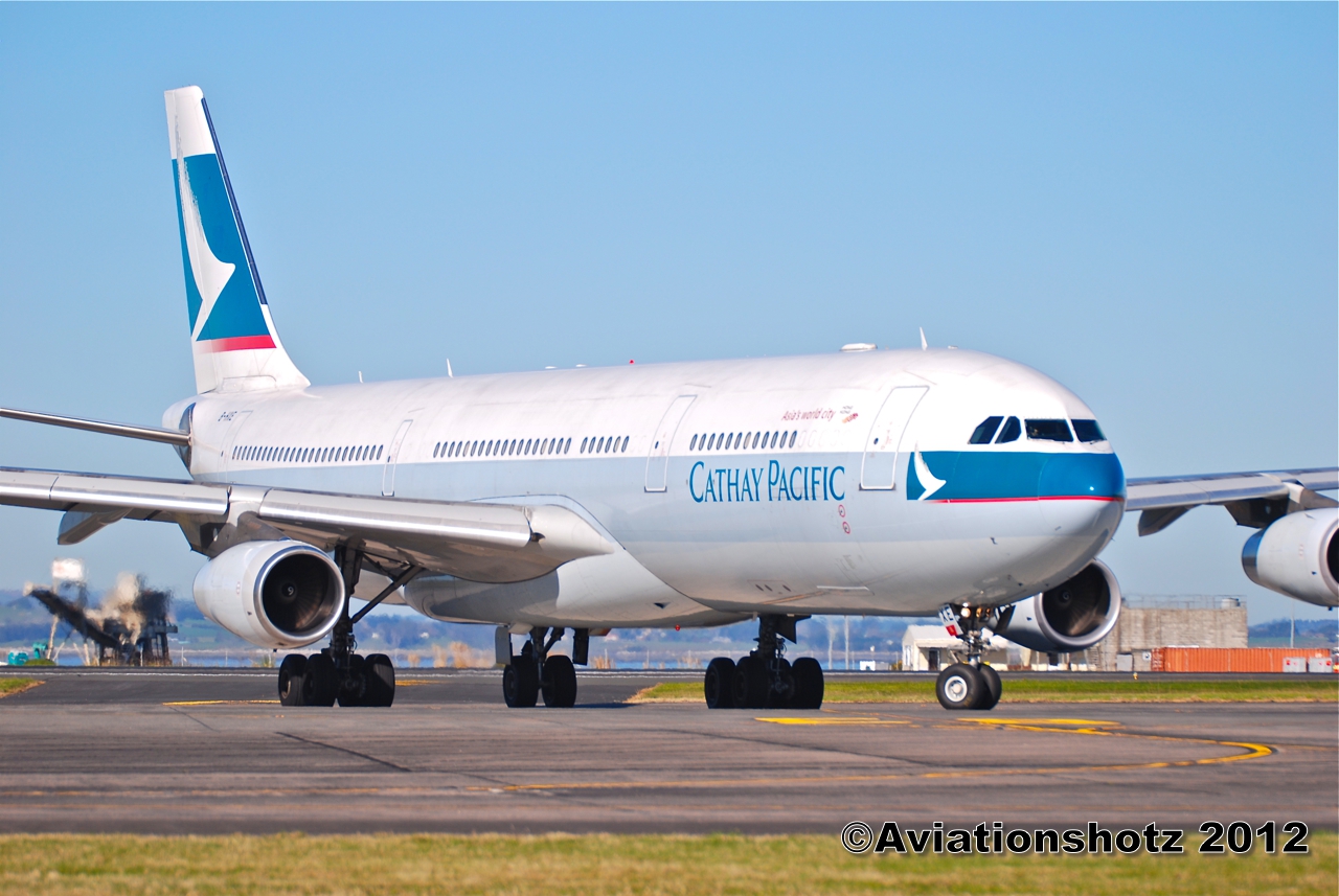 Aviationshotz: Cathay Pacific A340-300, B-HXE