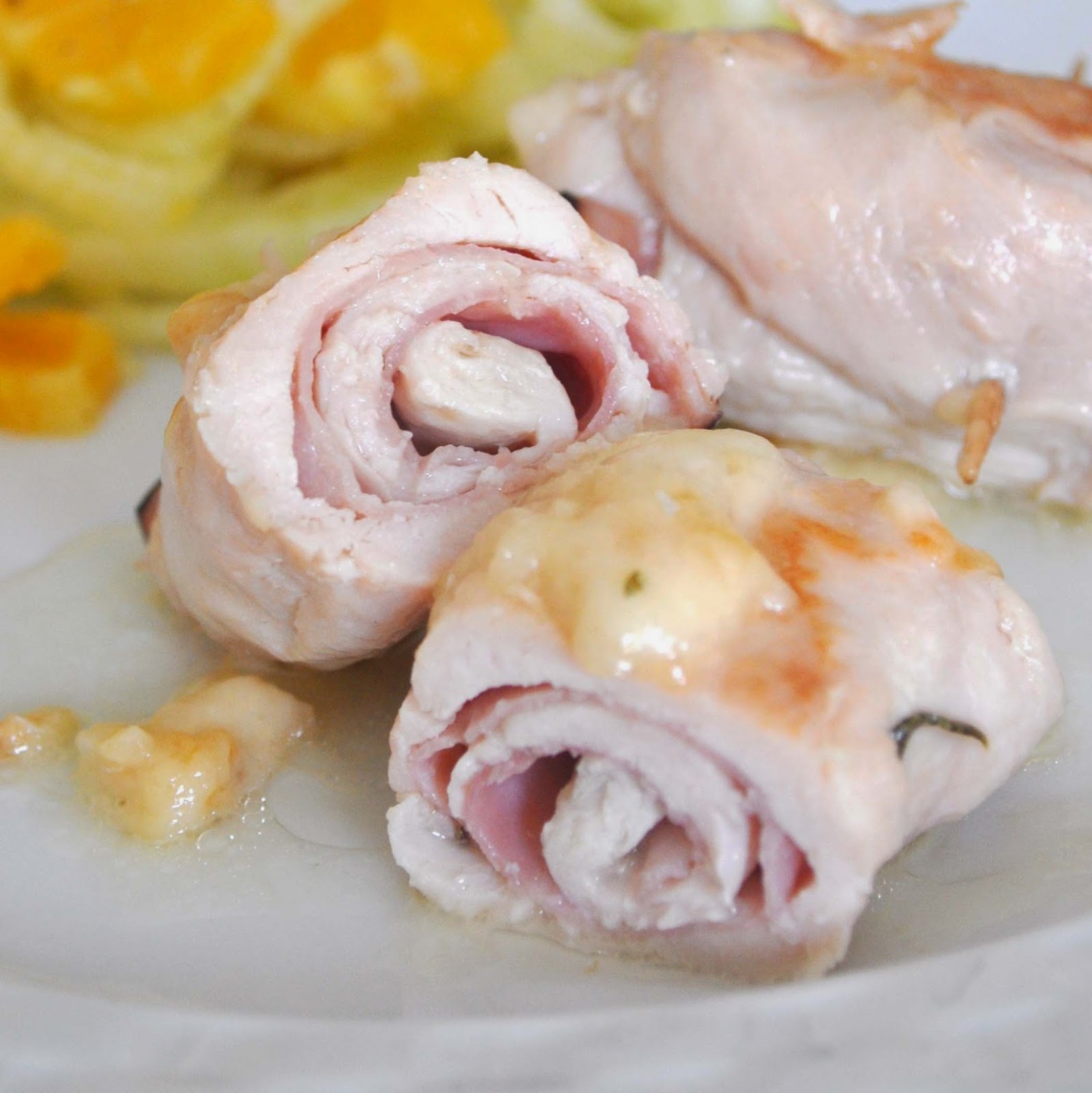 Cooking with Manuela: Savory chicken rolls with ham and provolone cheese