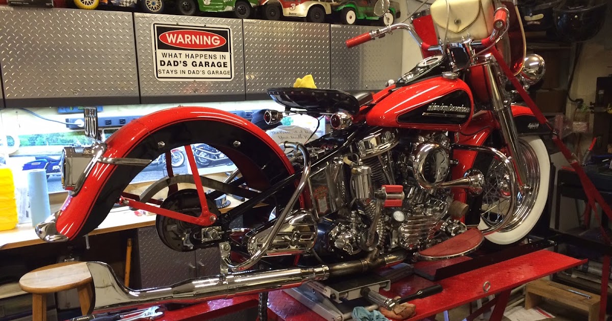 APEHANGER DAYS: Getting the 53 Panhead ready for spring! too cold to ...