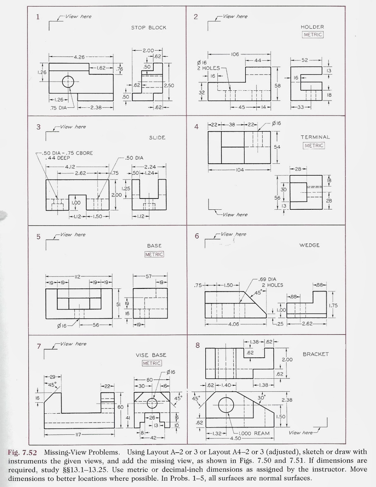 ENGR1304: Orthographic (Multiview) Projections