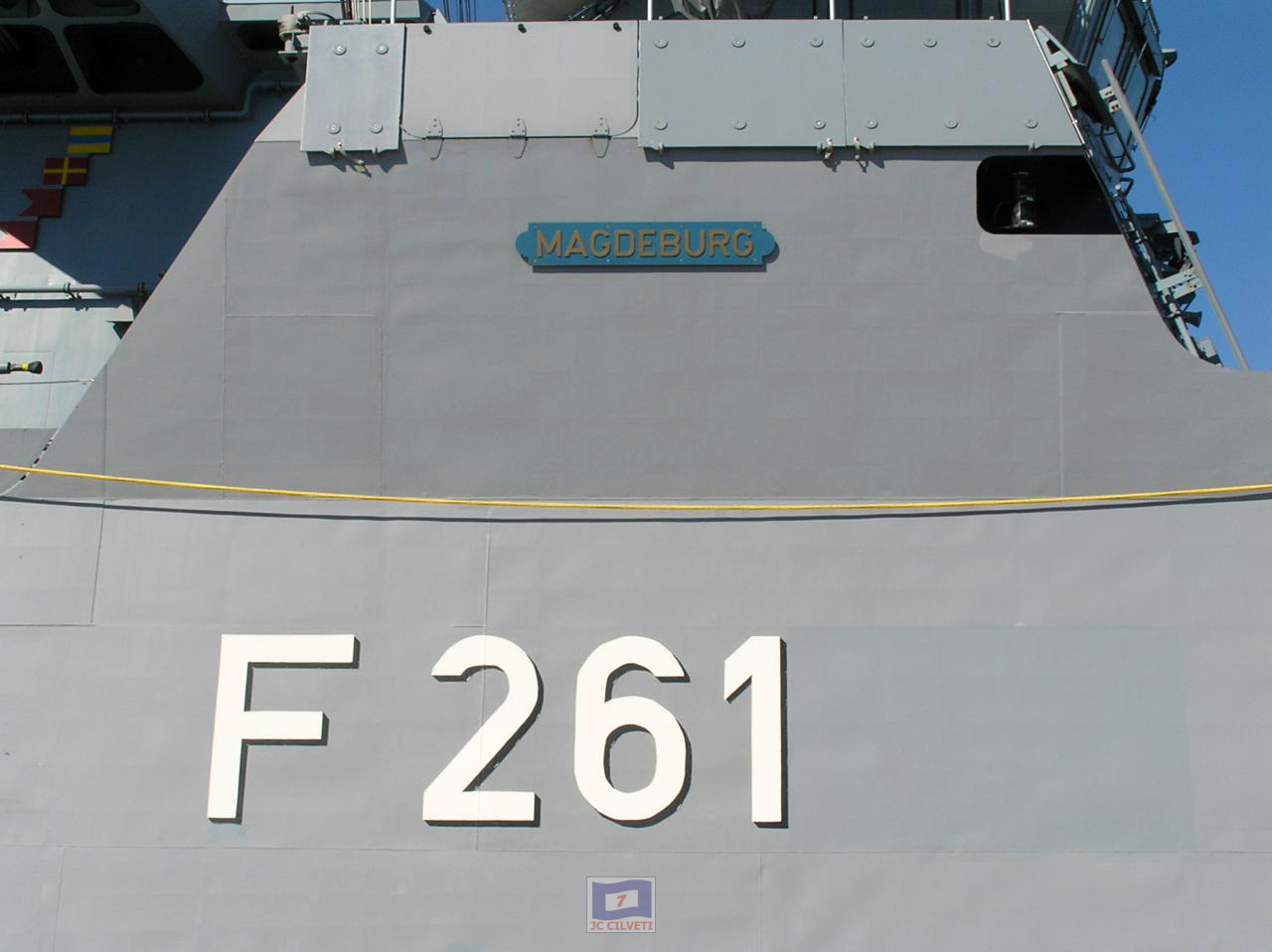 Málaga Marítima: La corbeta alemana MAGDEBURG F-261 descansa en Málaga