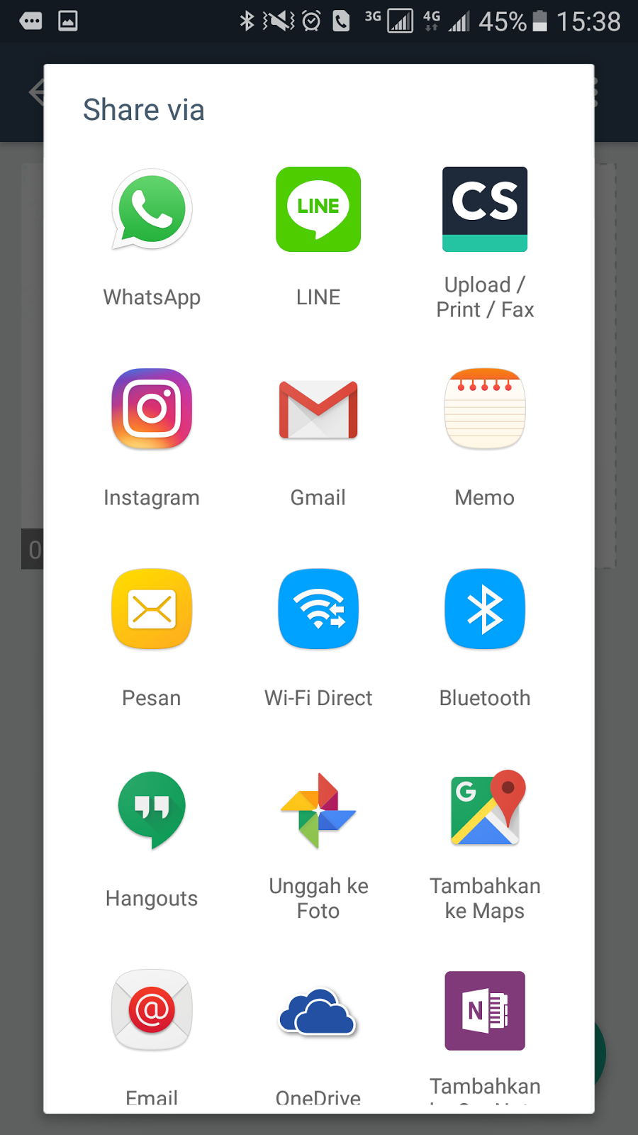 Cara Kirim (Ekspor) Hasil scan CAMSCANNER kedalam bentuk PDF dan JPEG ...