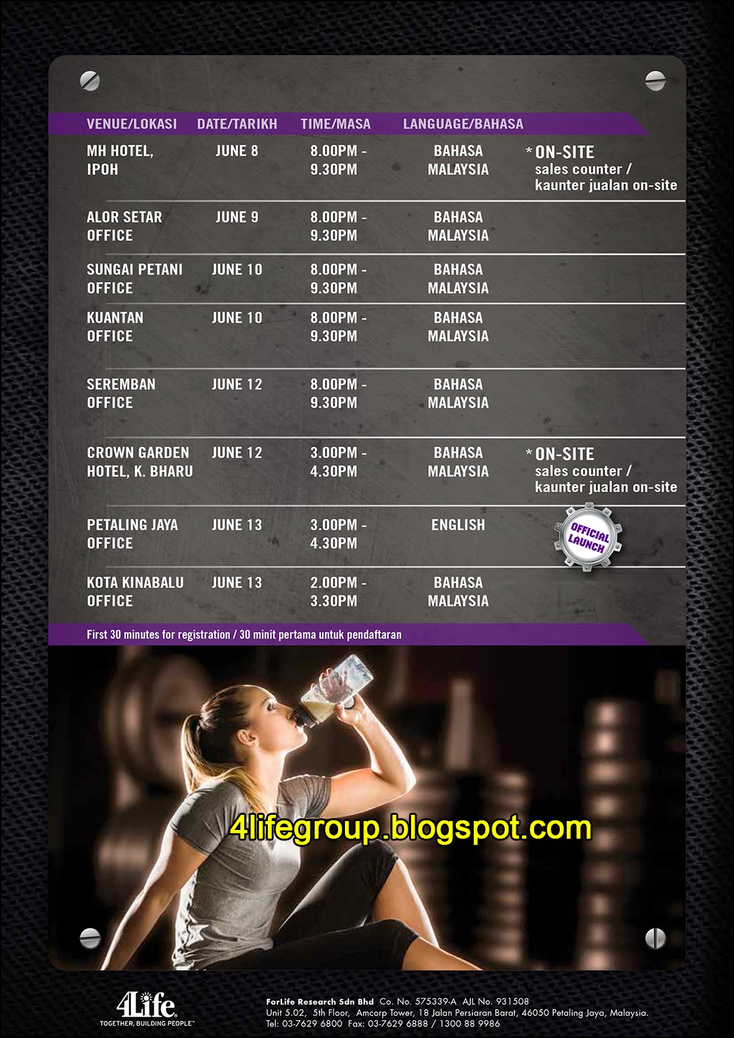 Jelajah Seluruh Negara - 4Life Transform bersama 4Life Transfer Factor Pro-TF™ - 4Life Transfer ...