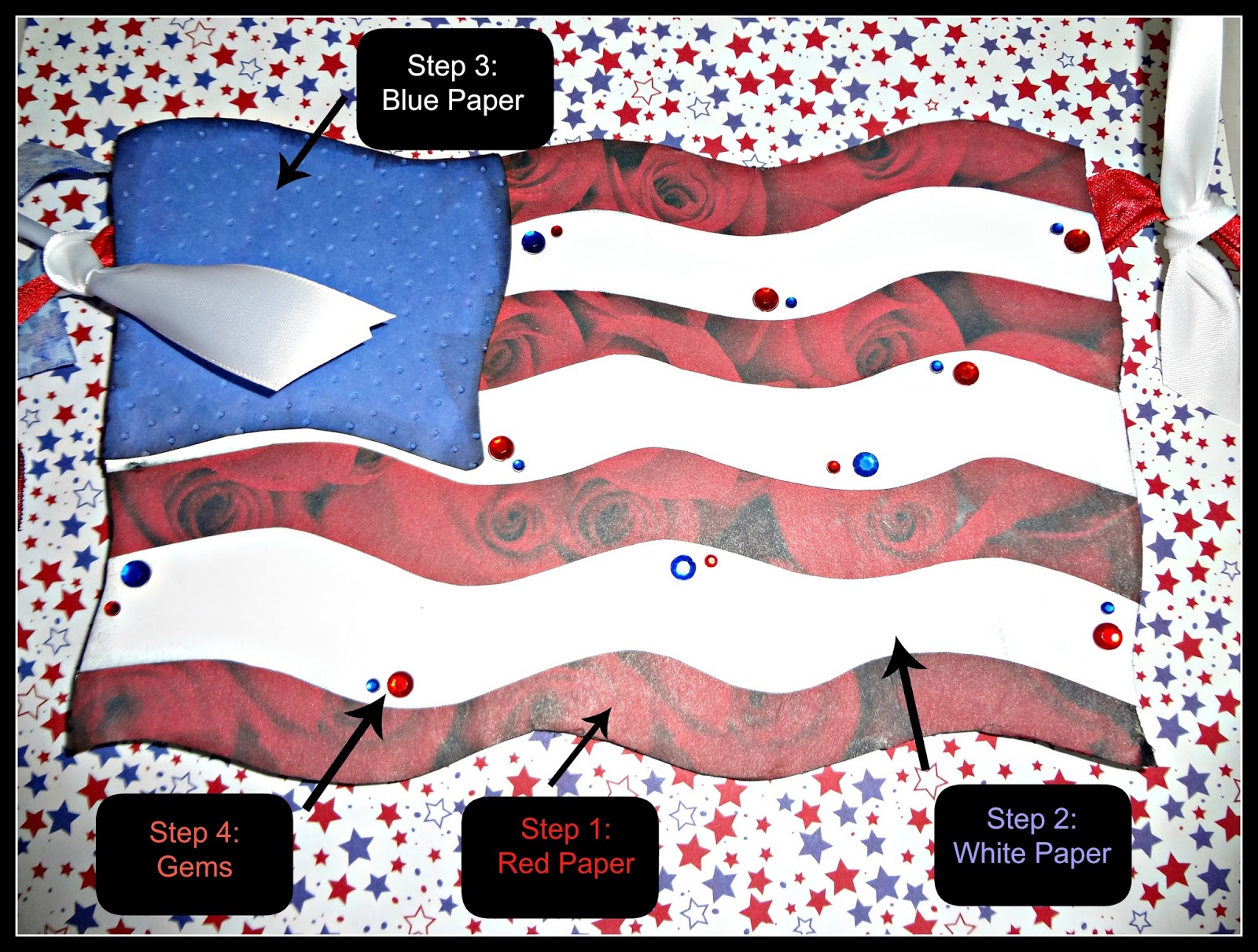 Crafty Night Owls: Patriotic Banner