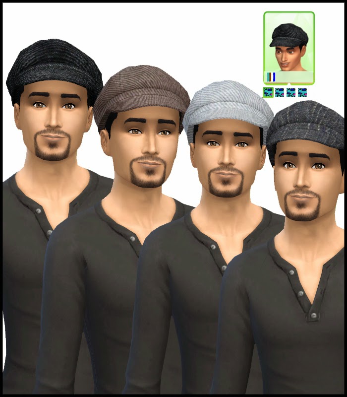 Sims 4 Finds!: Denim Hats For Males by bec
