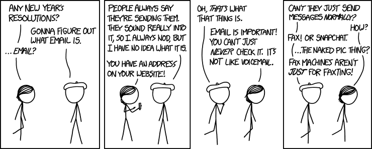 XKCD Isn't Funny: XKCD Isn't Funny - #1467 - EMAIL