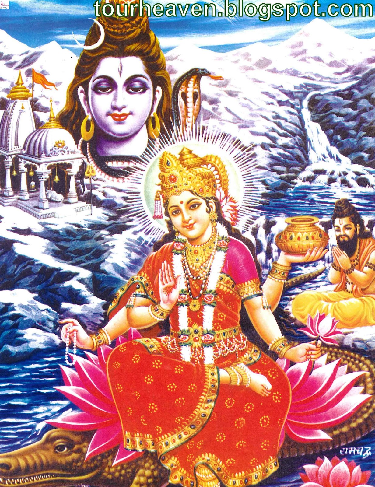 INDIA NATIONAL SYMBOLS -12(NATIONAL RIVER"THE GANGES") ~ WORLD TOURISM
