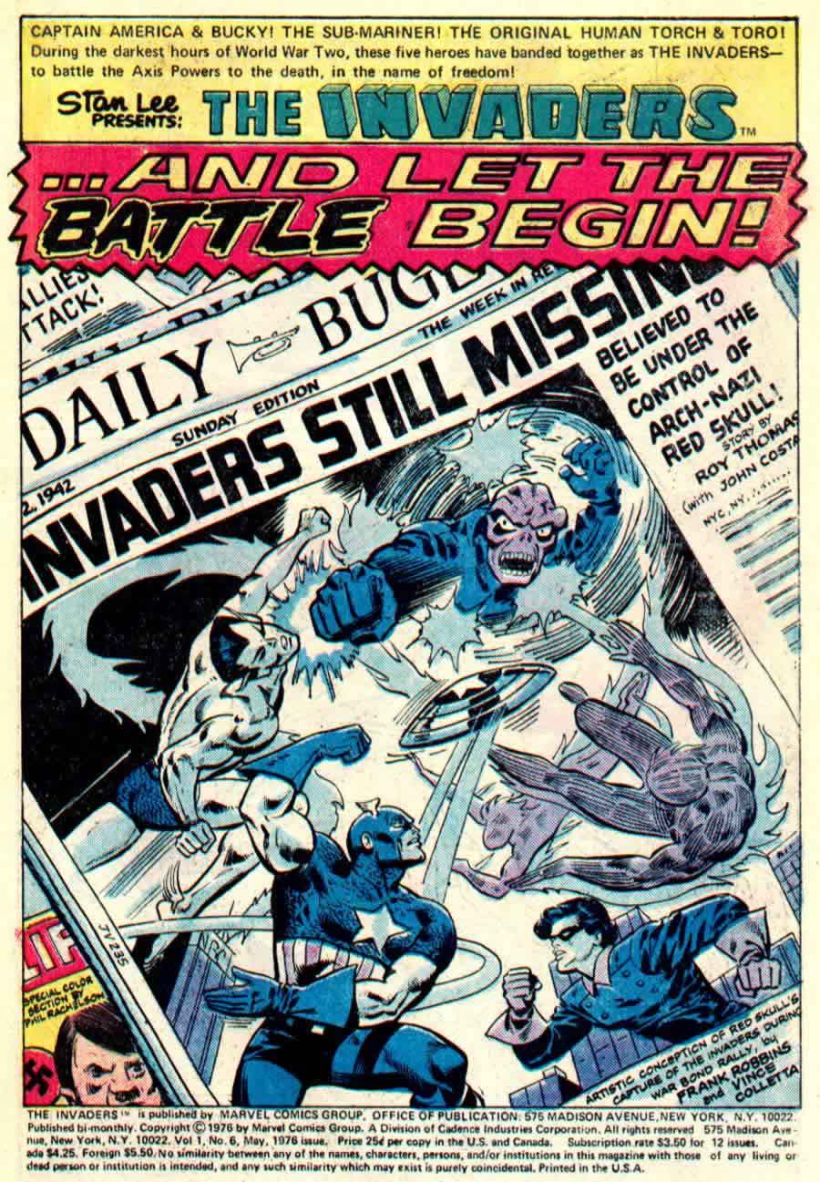 Diversions of the Groovy Kind: Making a Splash: Frank Robbin's Invaders ...