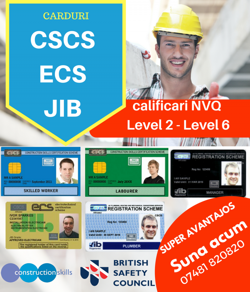 CARDURI CSCS; CALIFICARI CONSTRUCTII