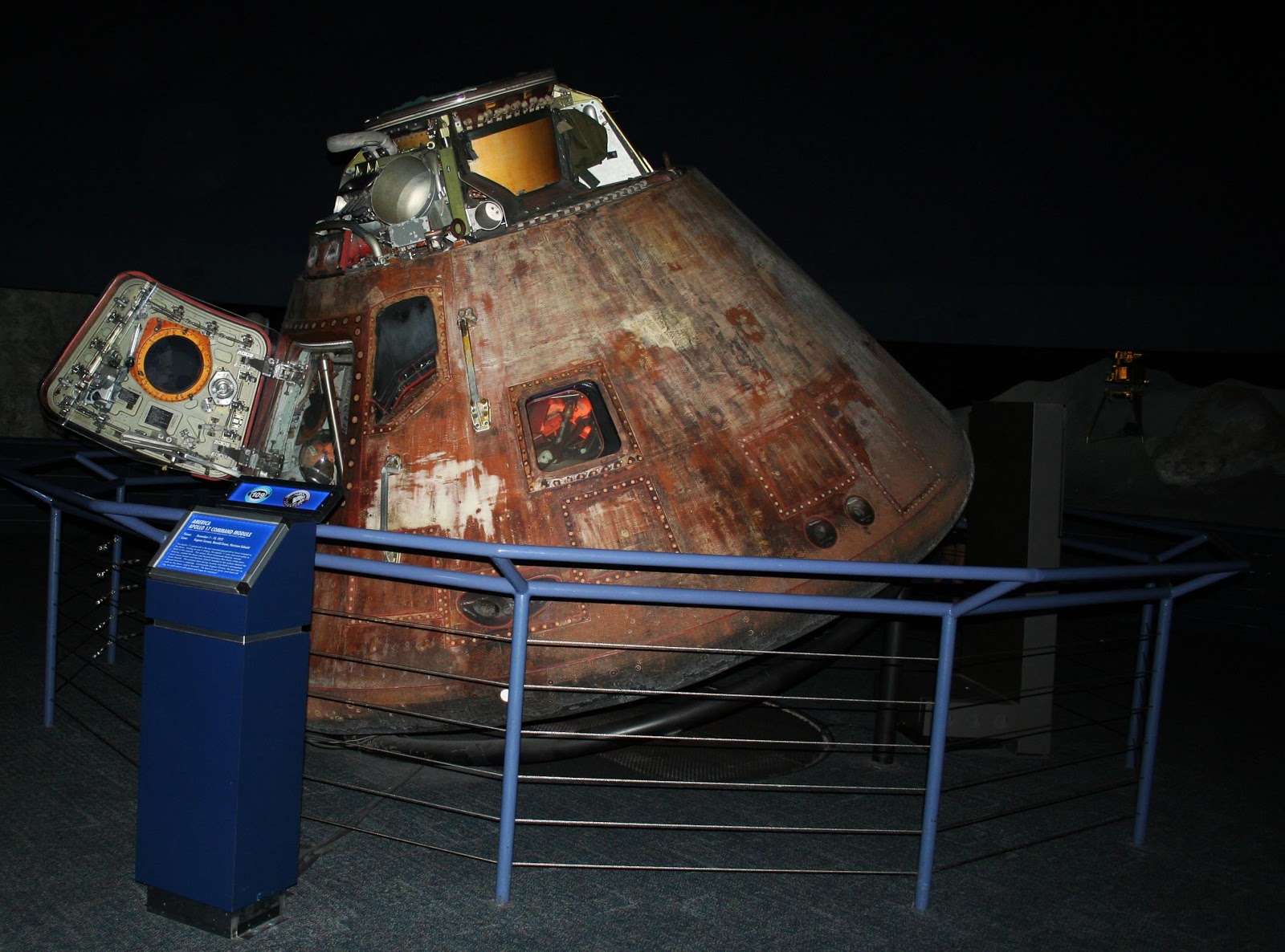 SPACE RELICS: La capsule Apollo 17 - America - au Space Center de Houston