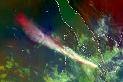 Spectacular volcanic eruption at Eritrea: last eruption was 1861