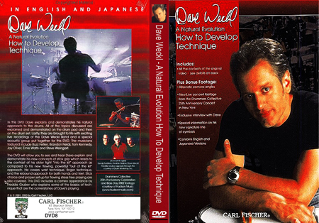 Dave Weckl - A Natural Evolution : How To Develop Technique - JUAL DVD ...