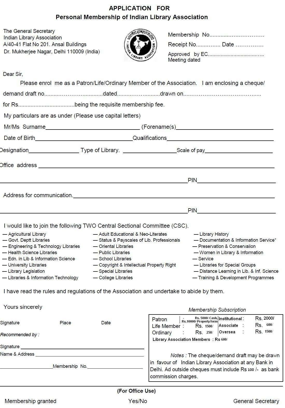 LIBSPACE: ILA Membership