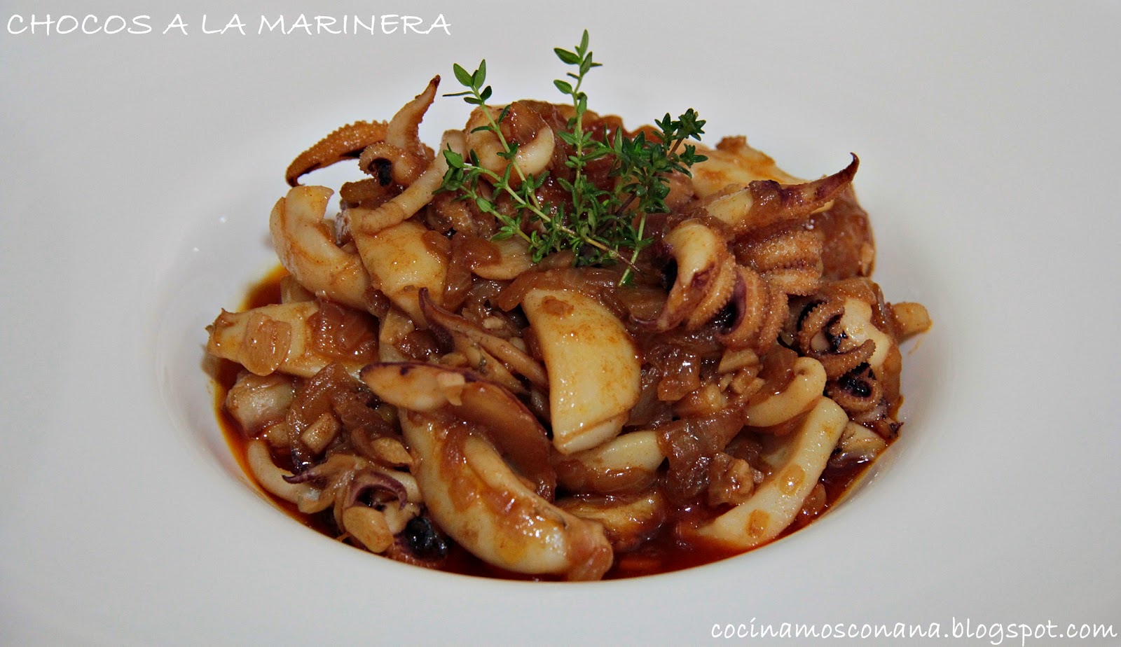 Hoy me apetece cocinar: CHOCOS A LA MARINERA.