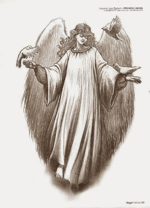 Tatuajes de ángeles y diseños de regalo