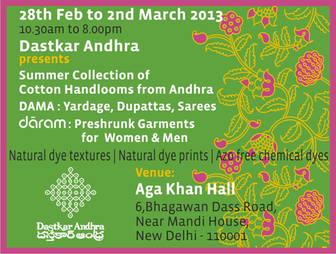 daram: Dastkar Andhra cotton handlooms at New Delhi
