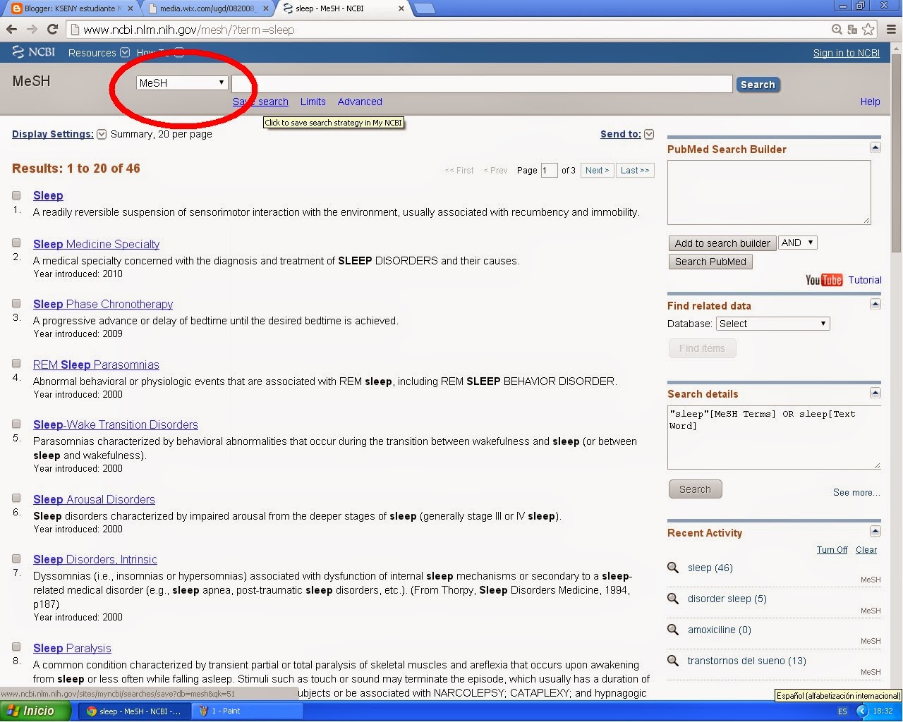 KSENY estudiante Medic Blog: USO DE MeSH BROWSER