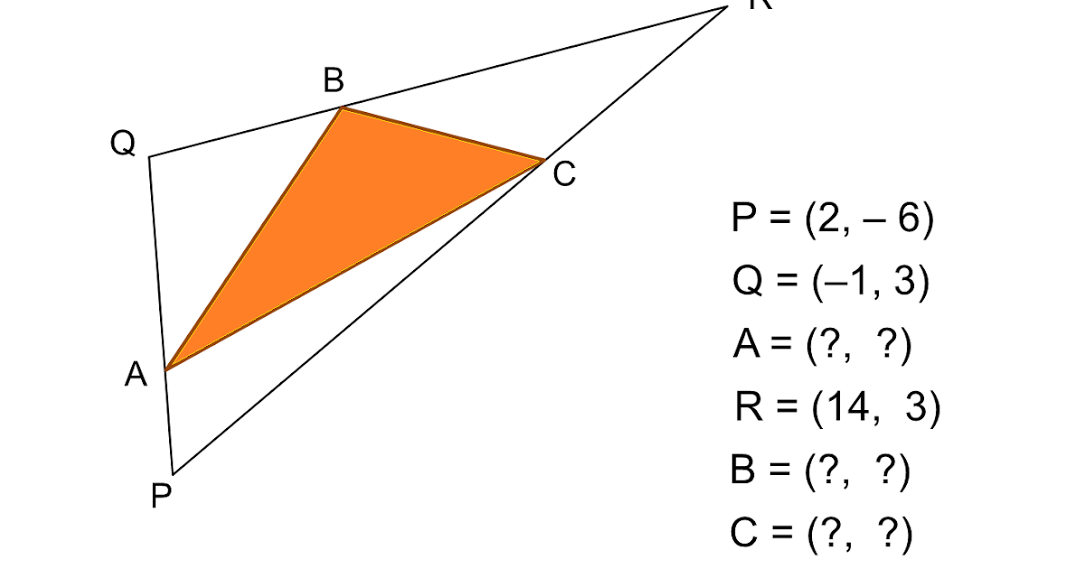 MEDIAN Don Steward mathematics teaching: dividing line segments in a ratio