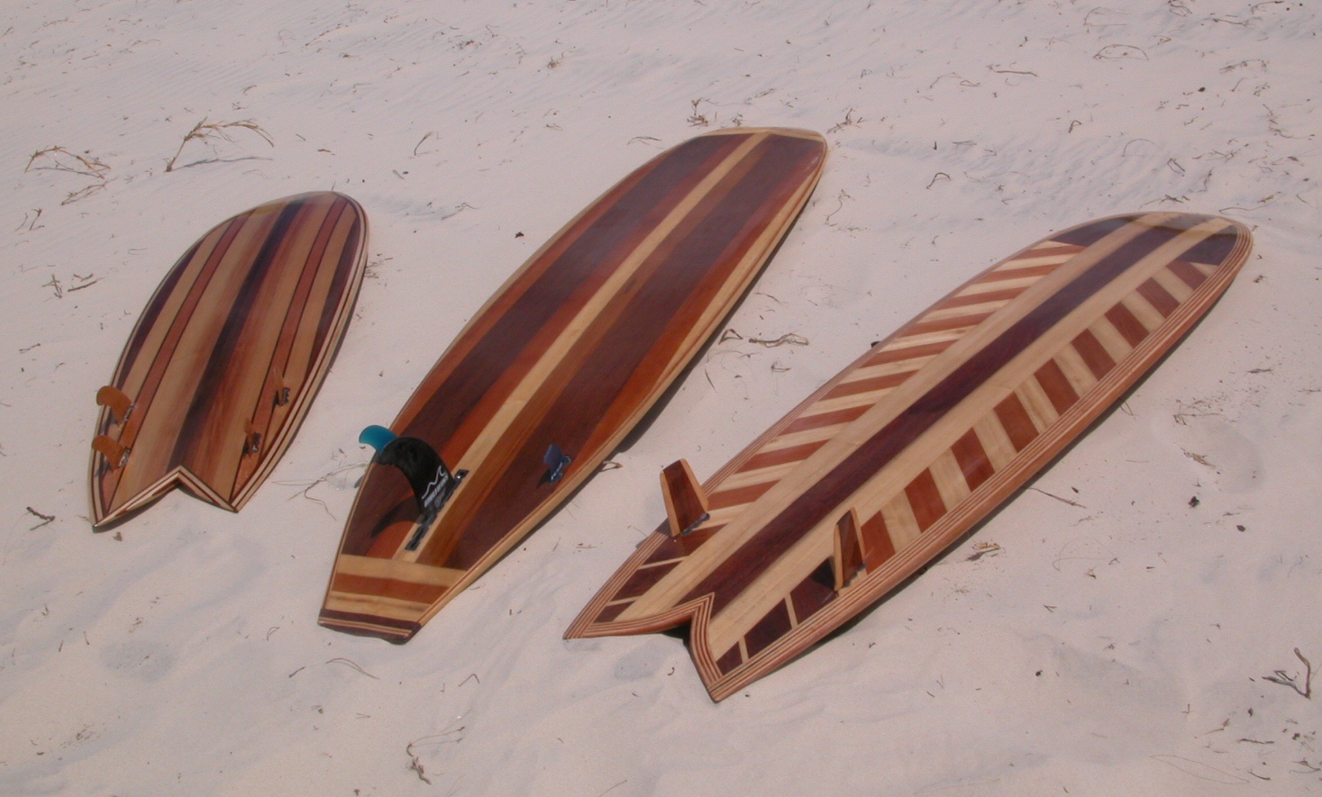 Wooden Surfboards: Franks fish