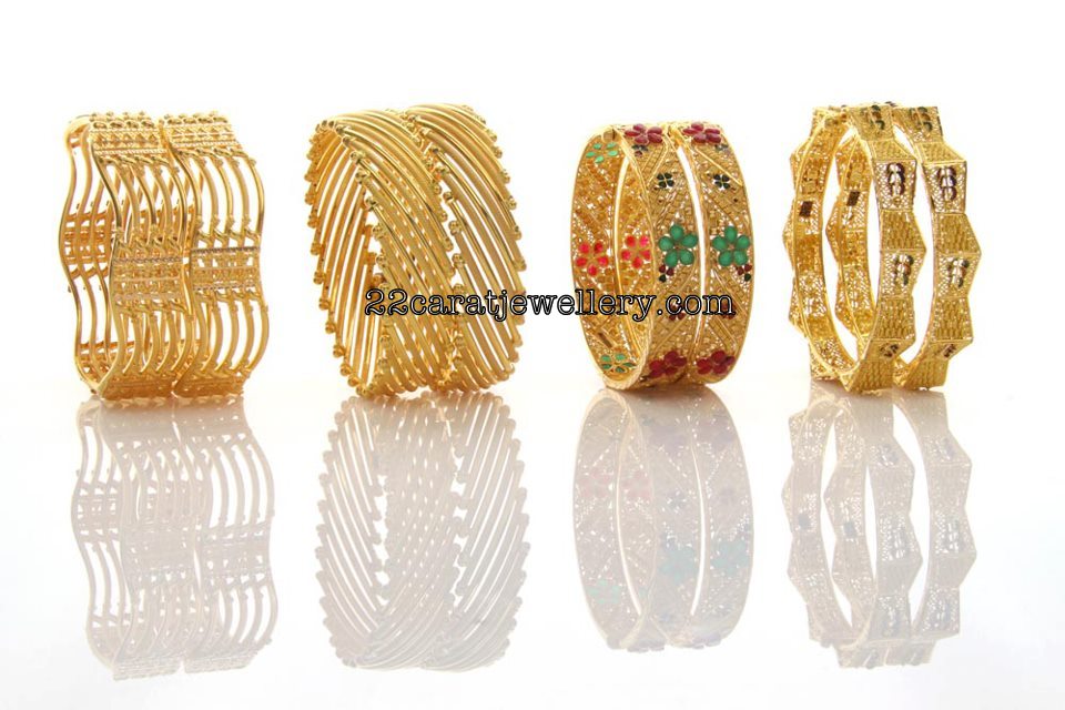 Broad Bangles Gallery - Jewellery Designs