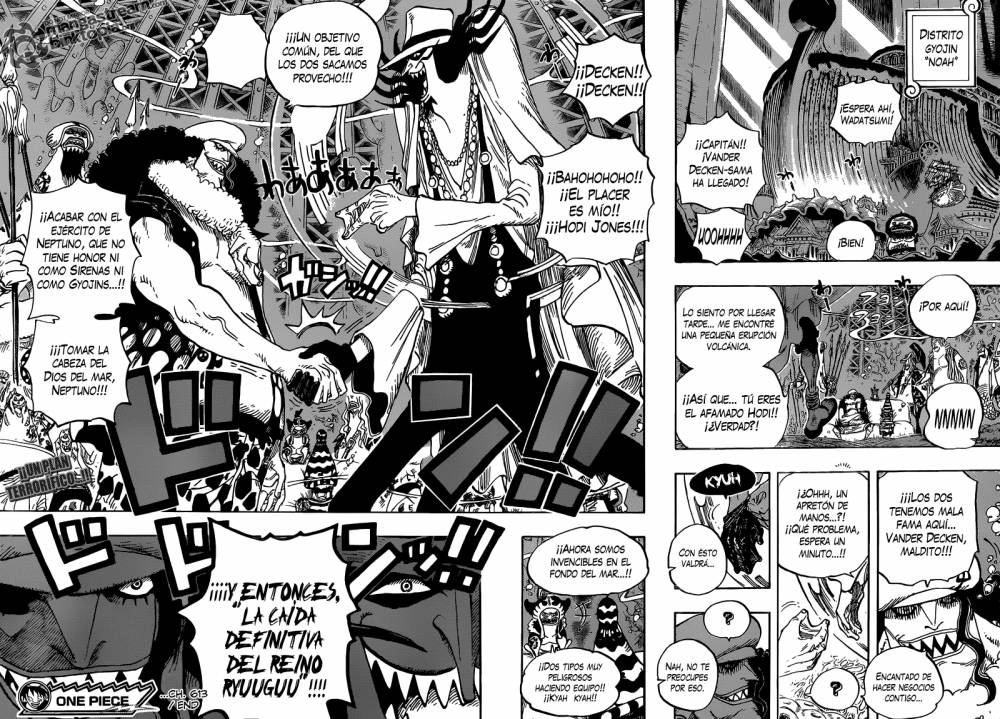 One Piece Manga Capitulo 613. La princesa sirena en la torre ...