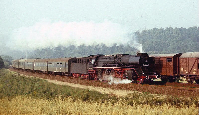 transpress nz: crossing of steam passenger and freight trains near ...