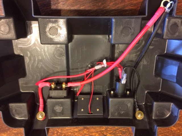 G0GCQ: First Stage of Battery Box Completed