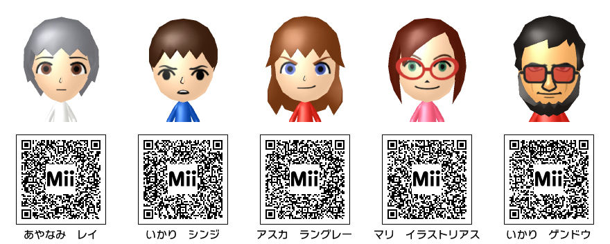 Kuso Gaming: Mii QR Codes