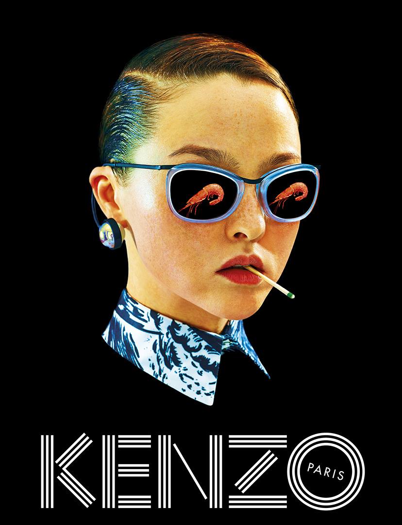 Ad Campaign: Kenzo: Spring/Summer 2014: Devon Aoki & Paul Boche