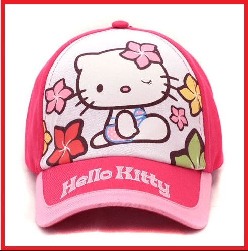 Arienne's Treasure: CA0006 Hello Kitty Cap with adjustable strap