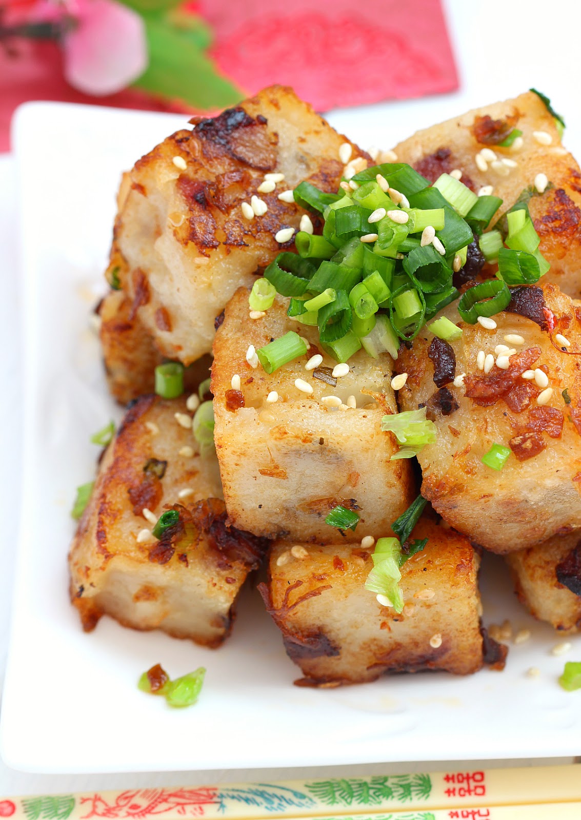 Turnip cake / pudding aka Loh bak goh