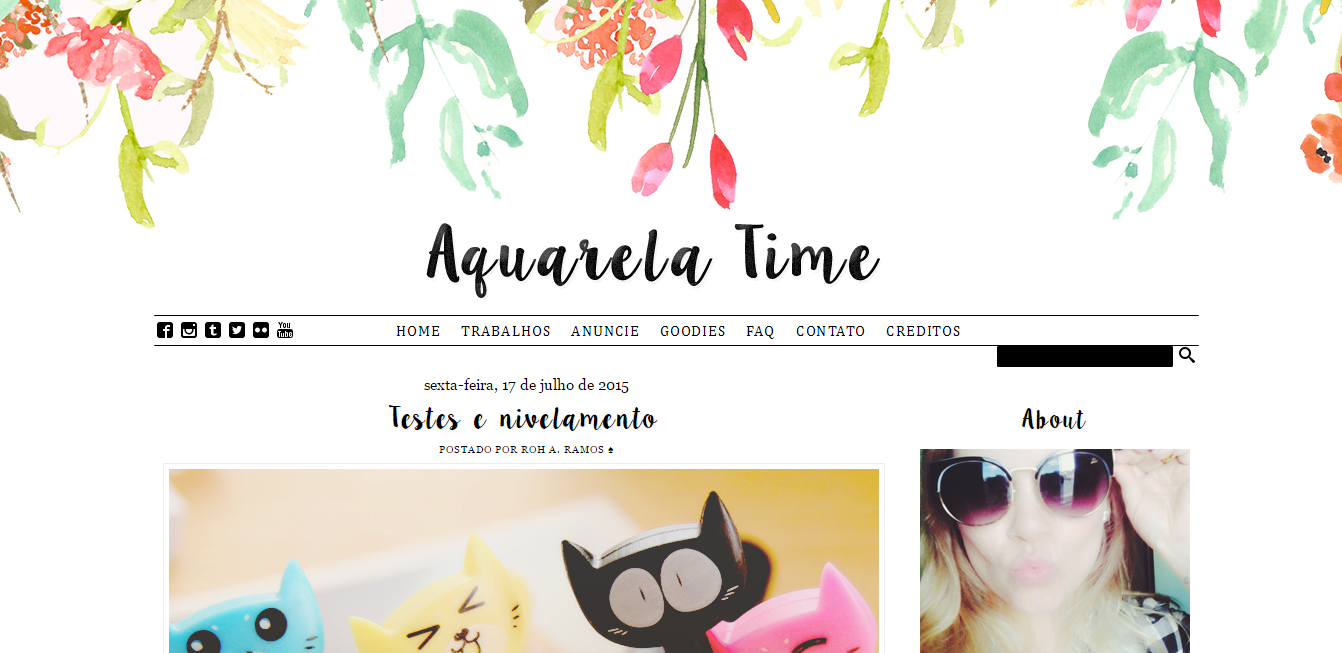 5 Layouts free para blogger - Pausa pra Criatividade
