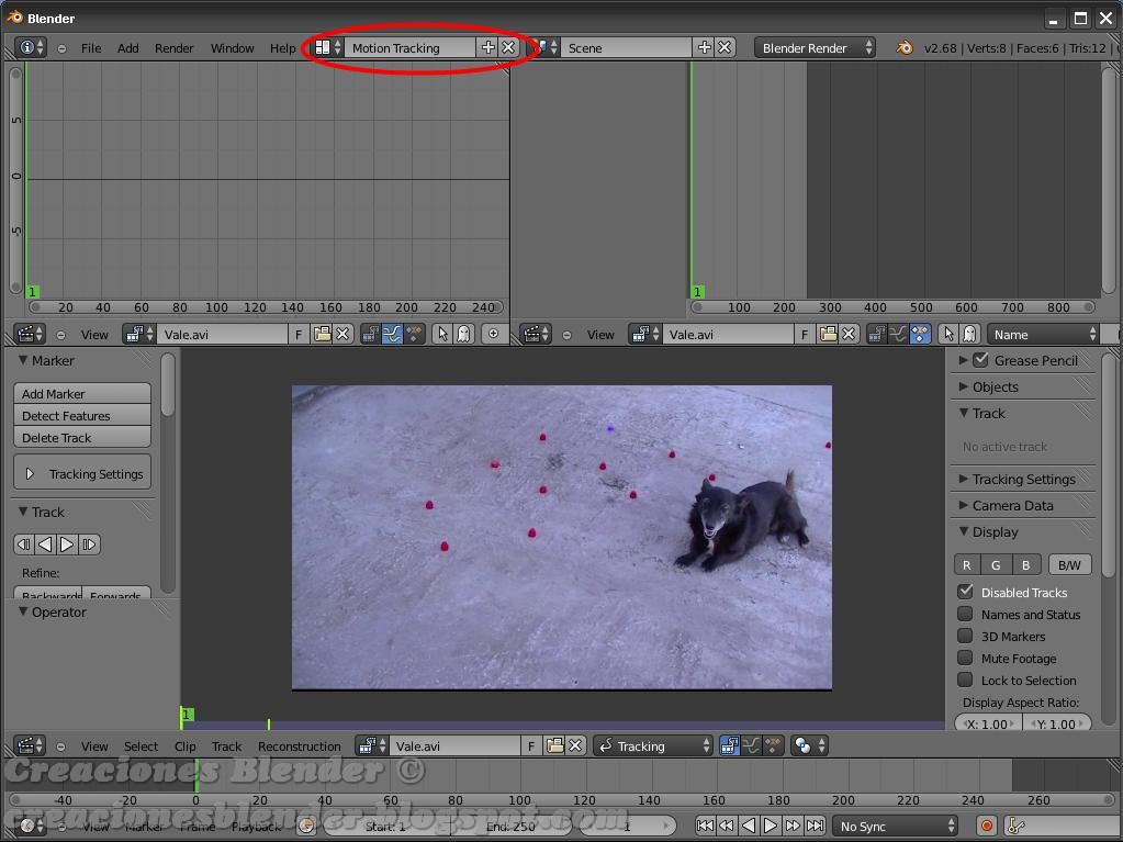 Creaciones Blender: Motion Tracking en Blender 2.68