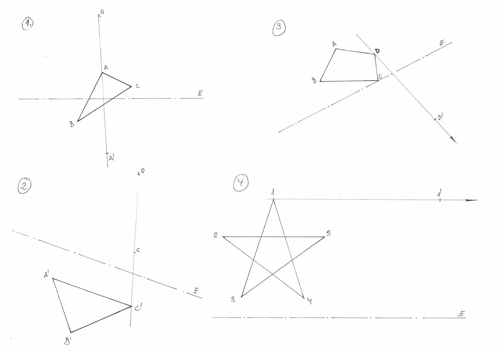 EL DOMINIO DEL DIBUJO: Ejercicios de homología y afinidad. 1º de ...